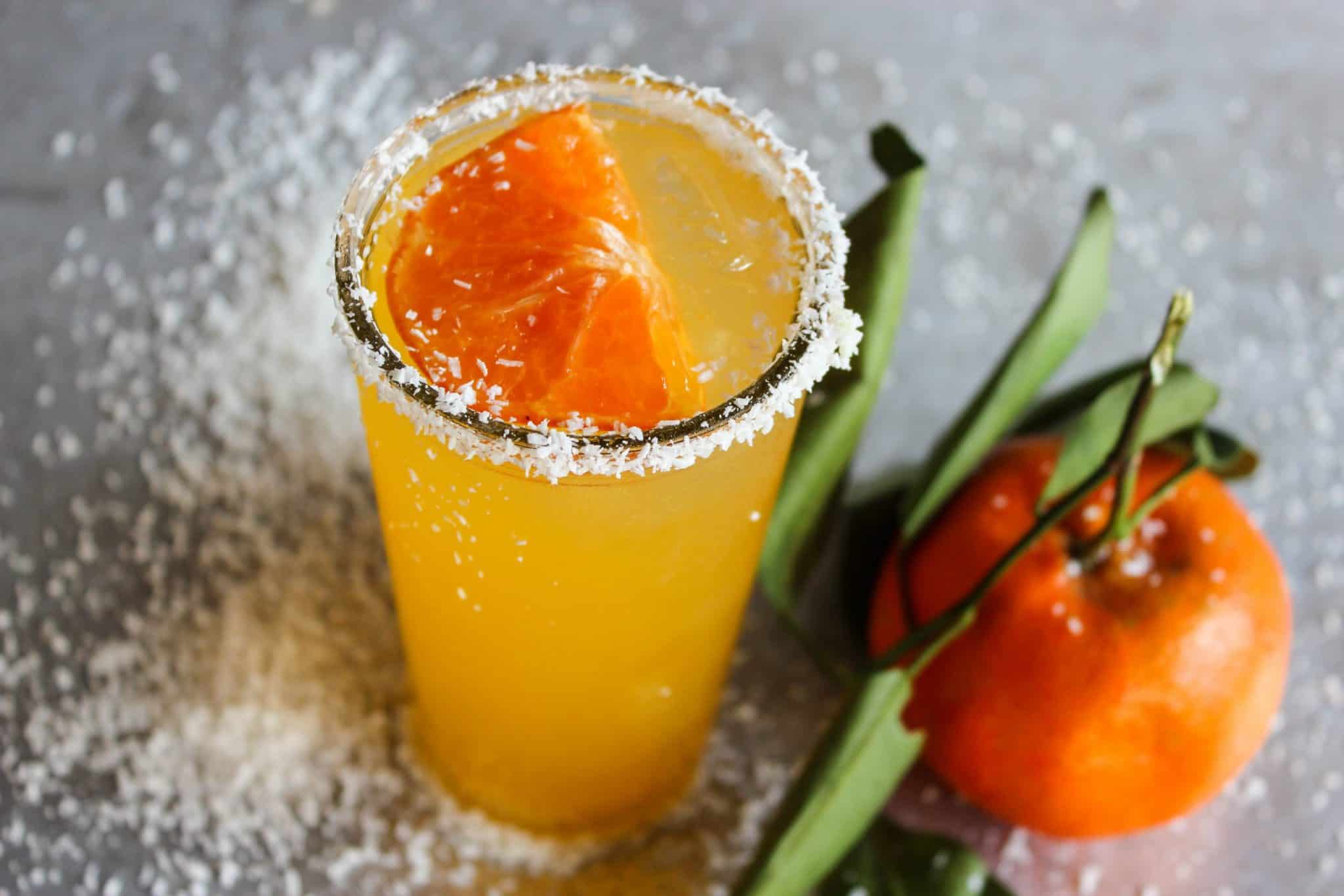 Mandarin and Coconut Water Margarita - Beautiful Booze
