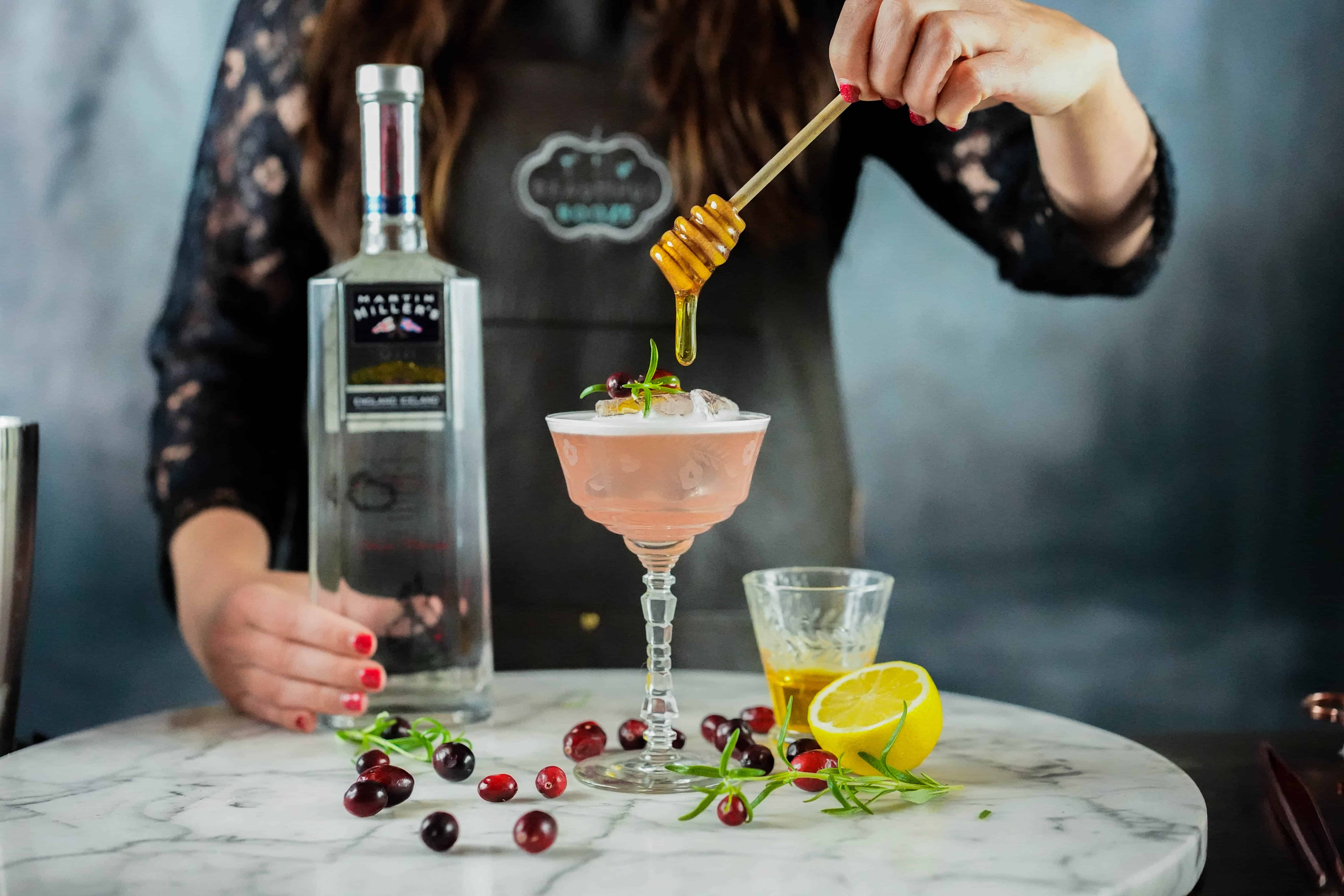 Festive Bee's Knees - Beautiful Booze; Stylish Cocktails to Make at Home