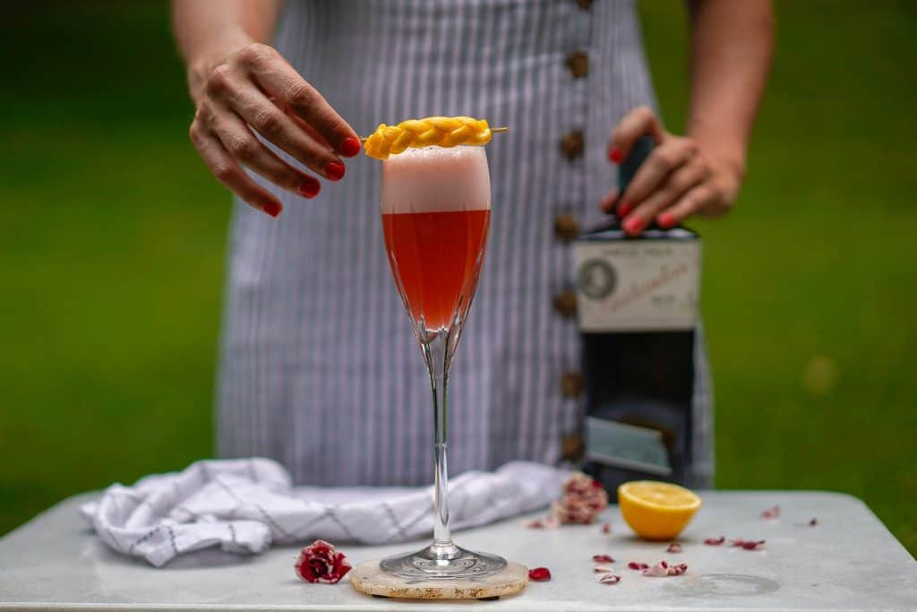 Rose Negroni Sour - Beautiful Booze