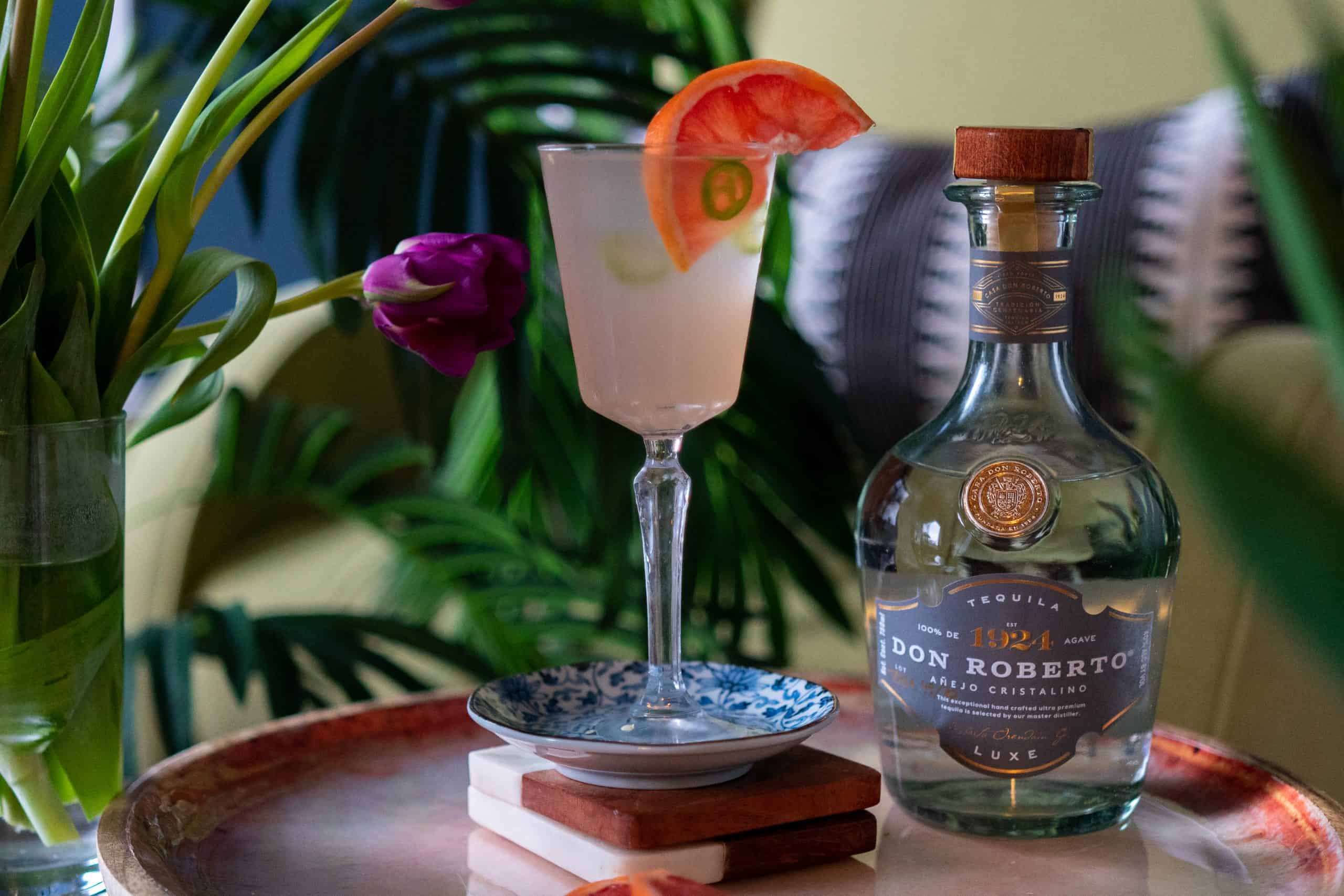 Totally Spicy Grapefruit Margarita - Beautiful Booze